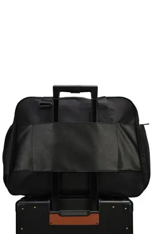 ELLE Wayfarer 40l Monogram Weekender Duffle Bag - Black