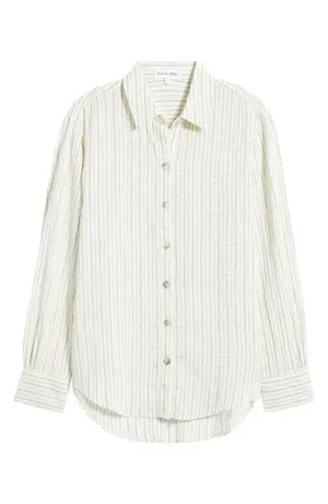 Bella Dahl Striped Boyfriend Shirt