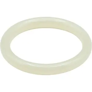 SEREE 1994 Thin Jade Bangle - Off White
