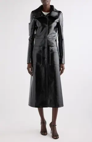 Oversize Leather Coats