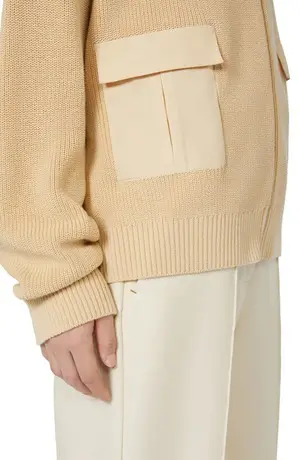 MM BY MAX MARA Libero Front Zip Cardigan