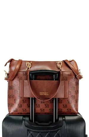 Badgley Mischka Madalyn Vegan Leather Weekender Duffle Bag