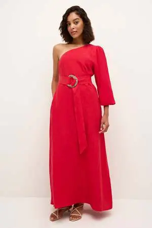 MARIE OLIVER Kenna One-Shoulder Dress