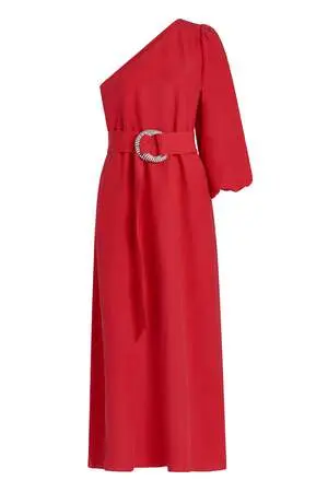 MARIE OLIVER Kenna One-shoulder Dress - Pepper