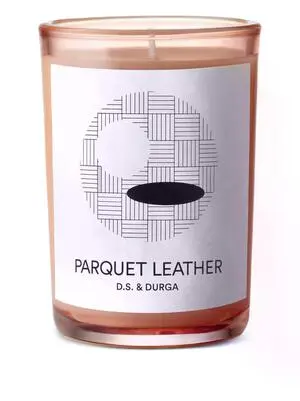 DS & DURGA Parquet Leather Candle - Neutrals