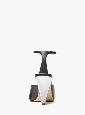 Michael Kors Electra Leather Sandal - Black