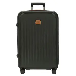 Bric'S Taormina Checked Spinner Luggage - Olive