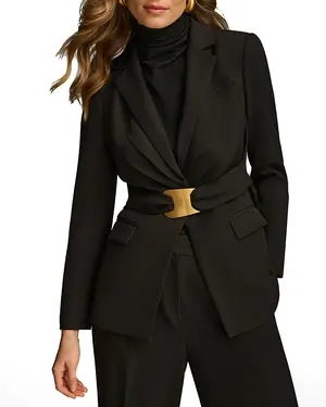 Donna Karan New York Notched Lapel Outerwear For Women