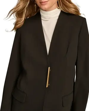Donna Karan New York Collarless Blazer