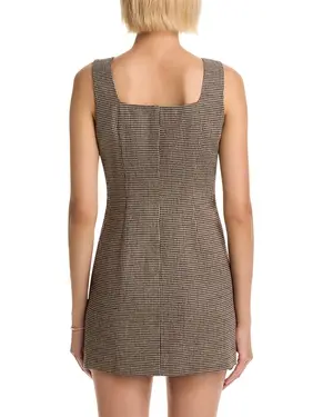 French Connection Houndstooth Mini Dress
