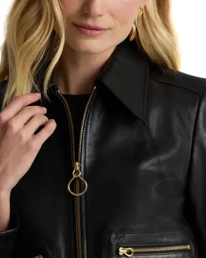 St. John Leather Jacket