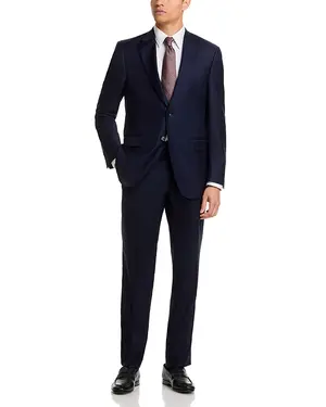 Peter Millar Flynn Solid Classic Wool Regular Fit Suit - Navy