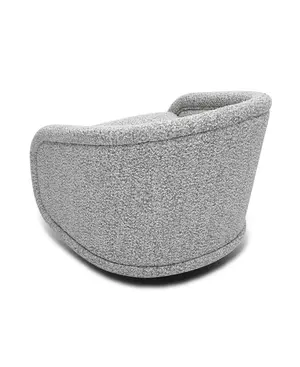 TOV FURNITURE Rory Boucle Swivel Chair - Grey