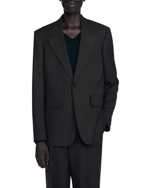Sandro Classic Fit Suit Jacket
