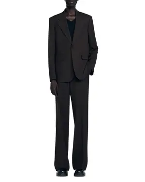 Sandro Classic Fit Suit Jacket