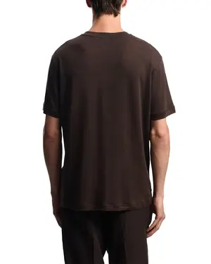 Emporio Armani Regular Fit Pocket Linen Tee