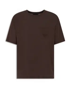Emporio Armani Regular Fit Pocket Linen Tee