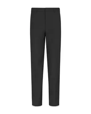 Emporio Armani Regular Fit Wool Trousers