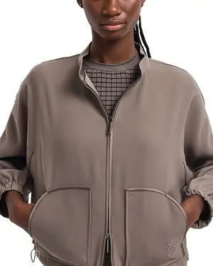 Emporio Armani Techno Cady Jacket With Drawstring Hem