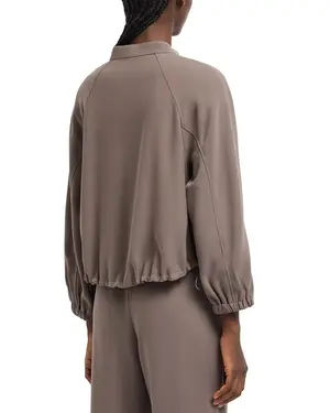 Emporio Armani Techno Cady Jacket With Drawstring Hem