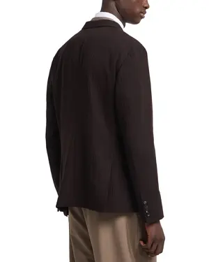 Emporio Armani Double Breasted Peak Lapel Blazer
