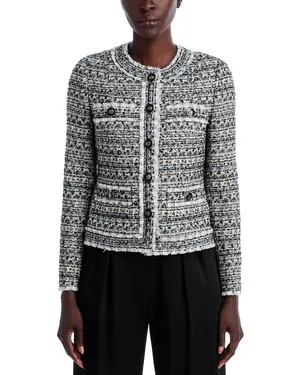 Elie Tahari The Dakota Tweed Jacket