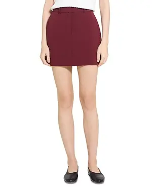 Theory Trouser Miniskirt - Grenache
