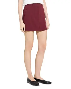 Theory Trouser Miniskirt - Grenache