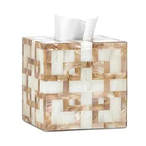 LABRAZEL Parquet Tissue Cover - Ivory/gold
