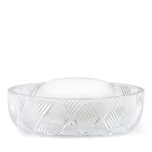 LABRAZEL Basketweave Soap Dish - Clear