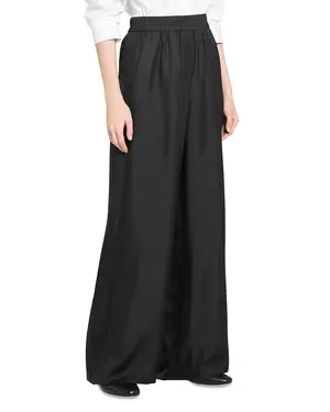 Theory Silk Wide Leg Pants