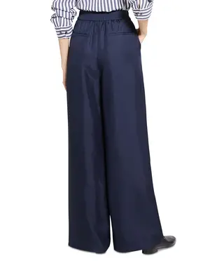 Theory Silk Wide Leg Pants - Nocturnal Way