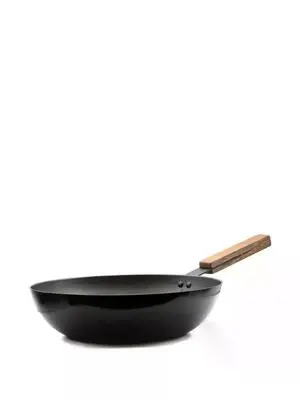 KNINDUSTRIE Wooden-handle Wok - Black