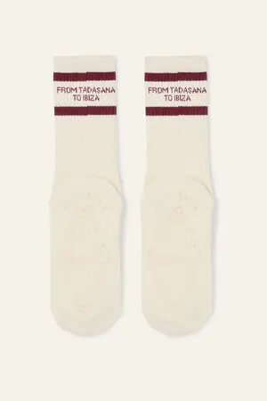 Ba&sh Shan High Cotton Socks - White