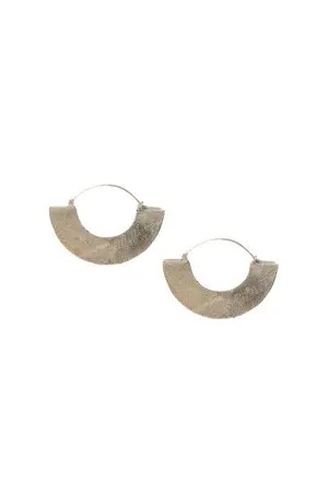 KAPOETA BY AMBICA Tuareg Hoop Earrings - Silver