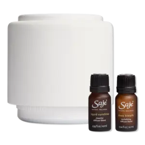 SAJE NATURAL WELLNESS Aroma Halo Diffuser Starter Kit - One-color