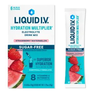 LIQUID I.V. Hydration Multiplier Electrolyte Drink Mix Sugar-free Strawberry Watermelon - One-color