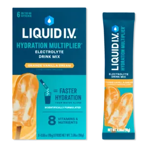 LIQUID I.V. Hydration Multiplier Electrolyte Drink Mix Orange Vanilla Dream - One-color