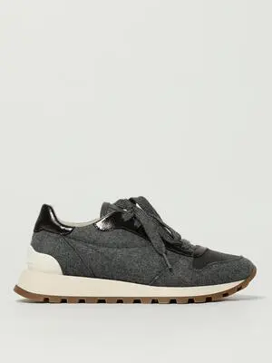 Brunello Cucinelli Lace-up Sneakers - Grey