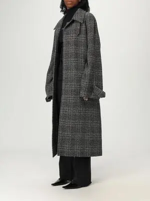 Balenciaga Checked Belted Coat