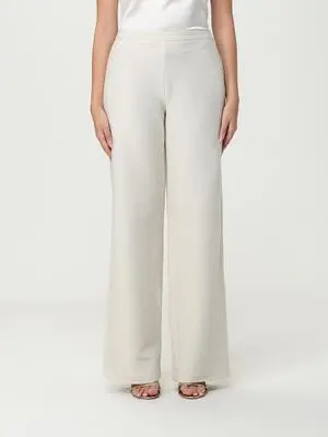 Emporio Armani Wide Leg Trousers - Yellow Cream
