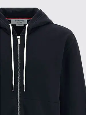 Thom Browne Zip-up Hoodie - Blue