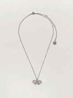 SELF-PORTRAIT Jewel Necklace - Silver