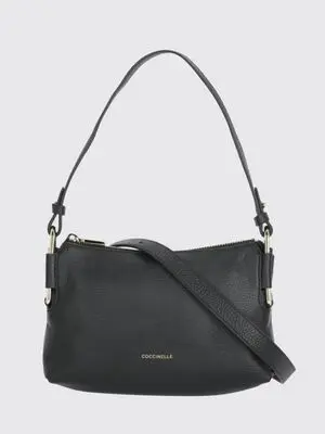 COCCINELLE Rebekka Grained Leather Mini Shoulder Bag - Black