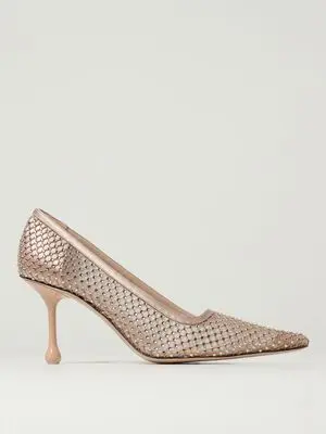 JIMMY CHOO Embellished Mesh Pumps