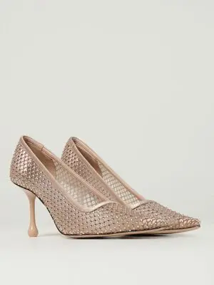 JIMMY CHOO Embellished Mesh Pumps