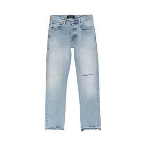 PURPLE BRAND Faded Crystal Racer Skinny Jeans - Blue