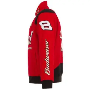 JH DESIGN Dale Earnhardt Jr. Budweiser Full-snap Twill Jacket