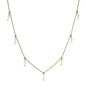 ANA LUISA Loki Pearl Necklace - Gold