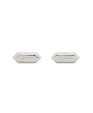 LANVIN Label Cufflinks - Silver